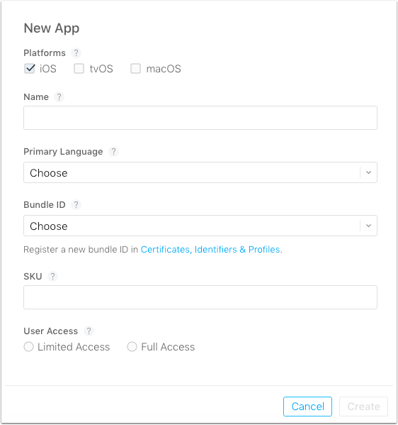 No suitable application records were found